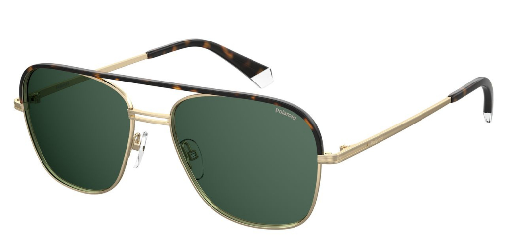Солнцезащитные очки мужские Polaroid PLD 2108/S/X зеленые