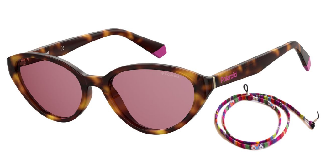 Солнцезащитные очки женские Polaroid PLD 6109/S розовые