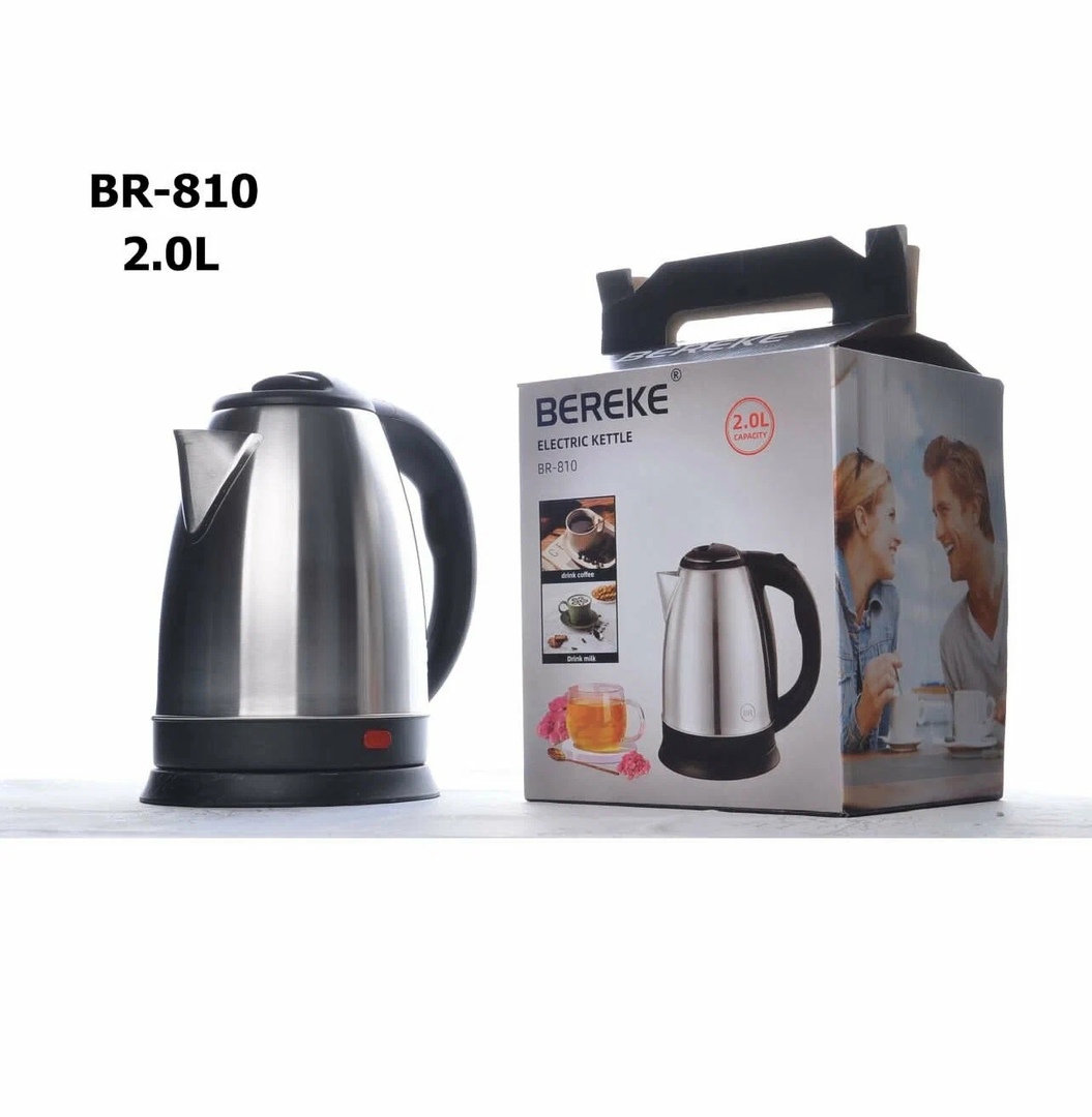 Чайник электрический BEREKE BR-810 2 л серебристый
