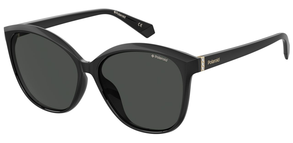 Солнцезащитные очки женские Polaroid PLD 4100/F/S черные