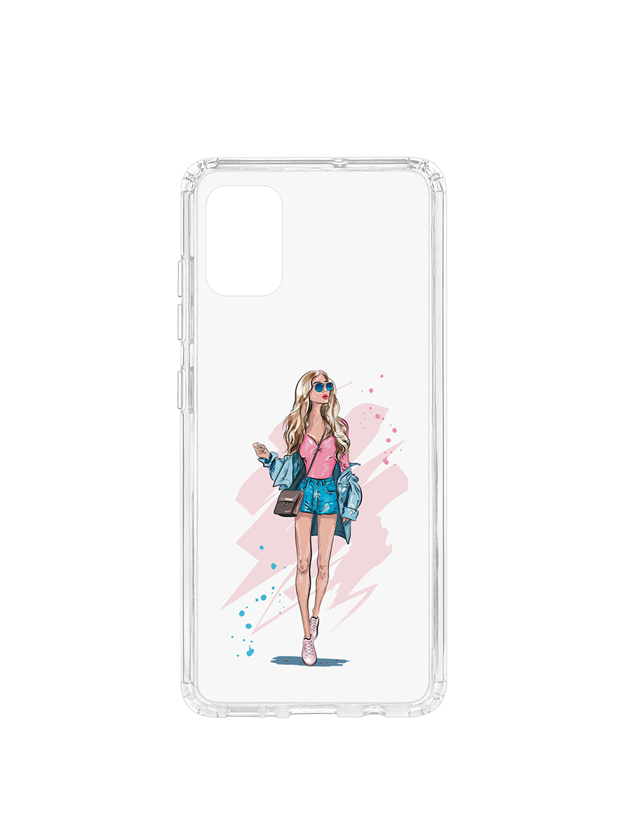 Чехол на Samsung Galaxy A51 Kruche Print Fashion Girl