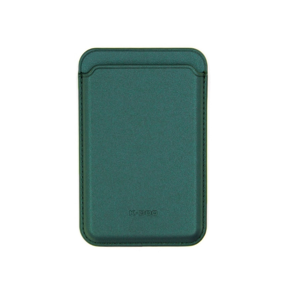 Чехол-визитница Leather Wallet Magsafe зеленый