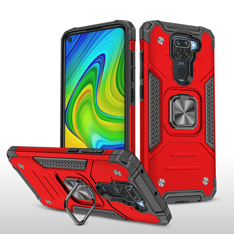 Противоударный чехол Legion Case для Xiaomi Redmi Note 9 (красный)