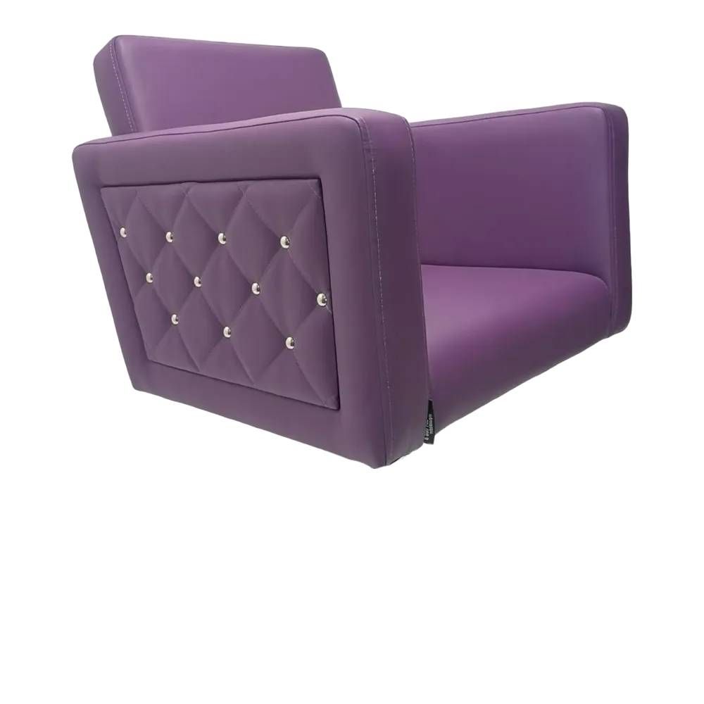 Парикмахерское кресло Рок фиолетовый 65х61х59