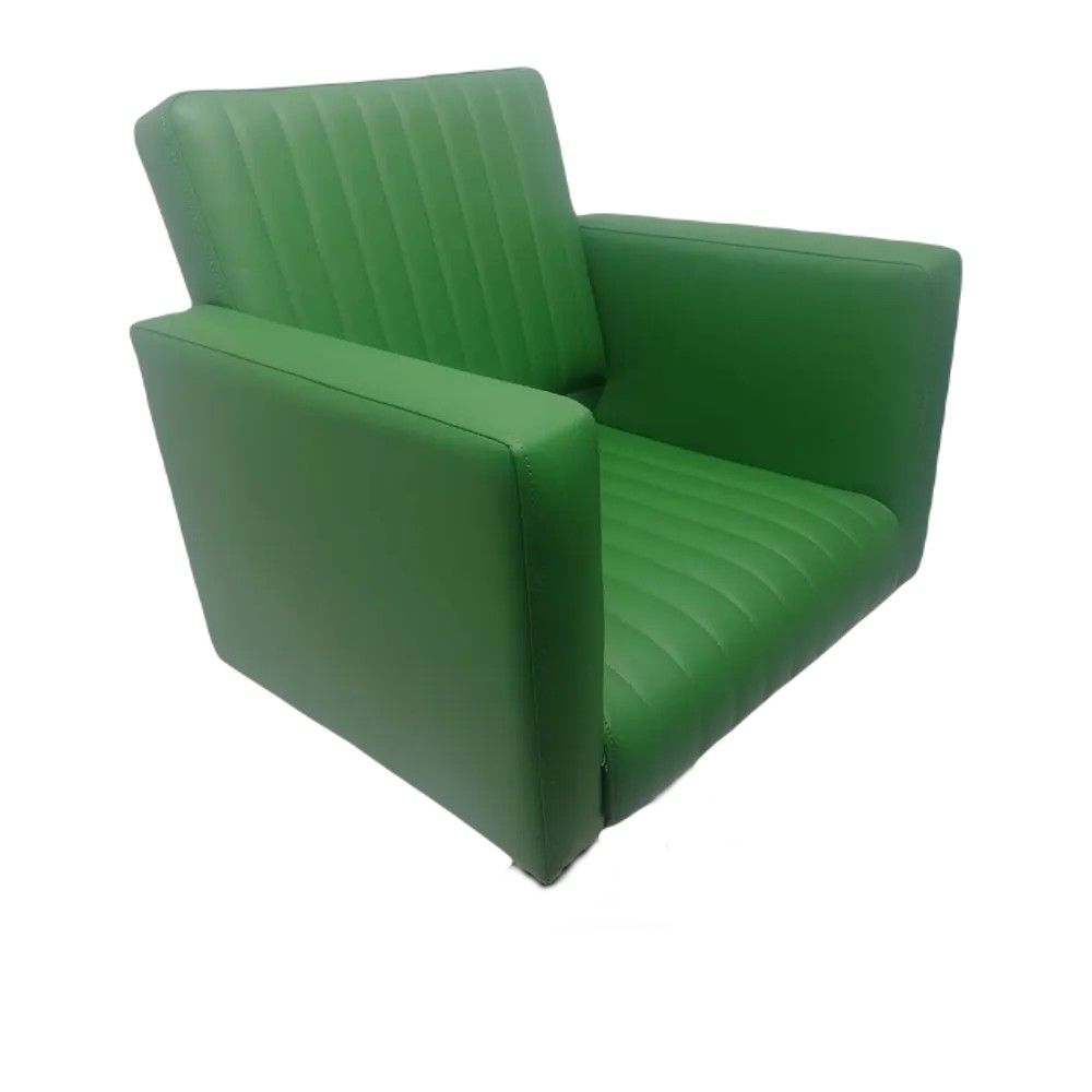 Парикмахерское кресло Фьюжн зеленый 65х50х57