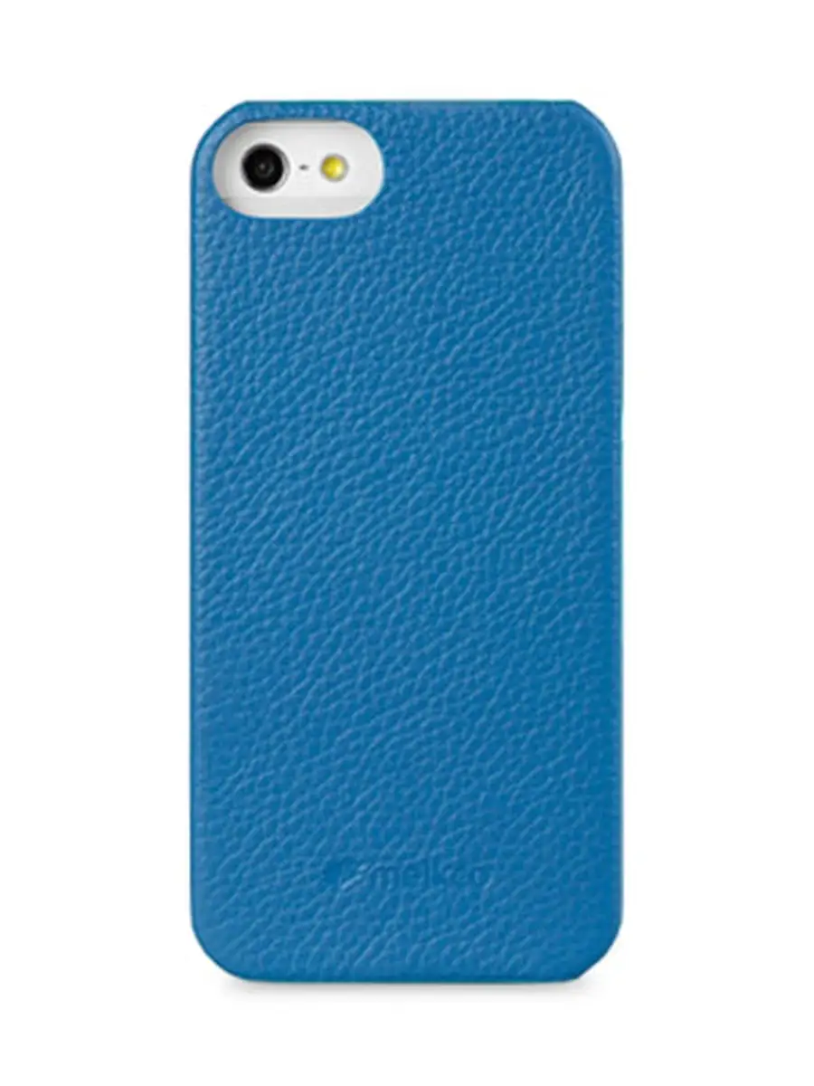 Кожаный чехол Melkco Snap Cover для Apple iPhone 5/5S/SE синий