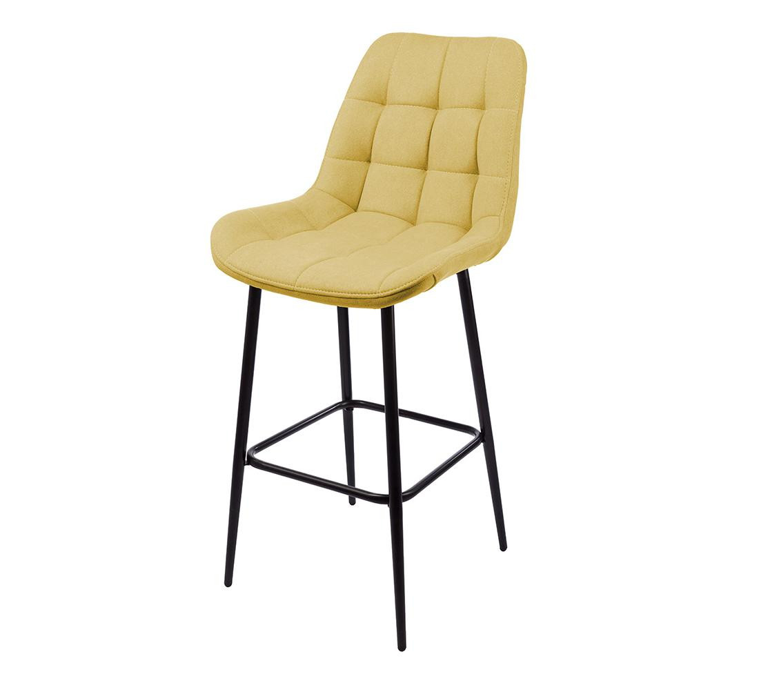 Барный стул Hoff Avalon 80422179, черный глянец/желтый