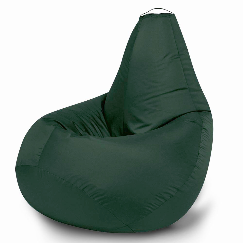 Кресло мешок груша XL Компакт, оксфорд, зеленый