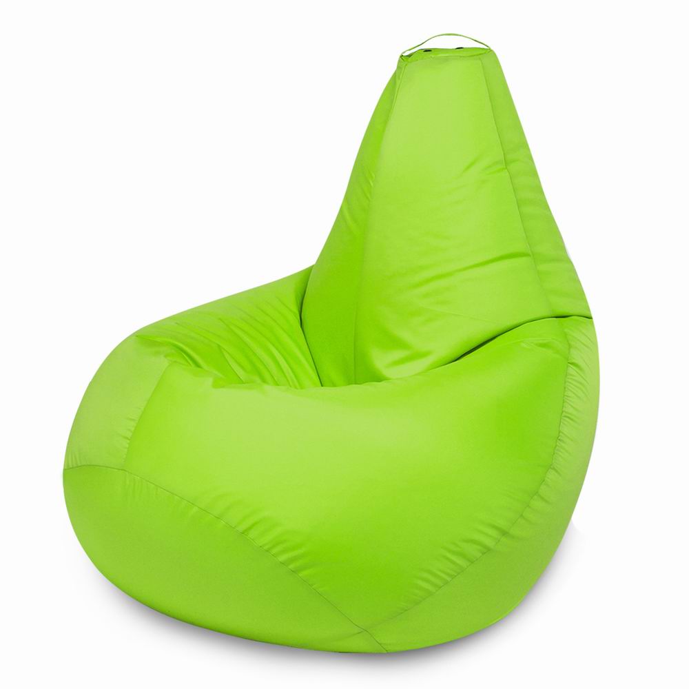 Кресло мешок груша XL Компакт, оксфорд, салатовый неон