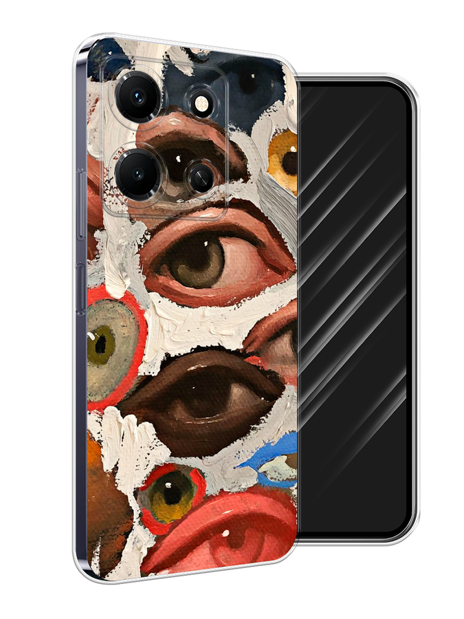 Чехол Awog на Infinix Note 30i "Глаза масляная живопись"