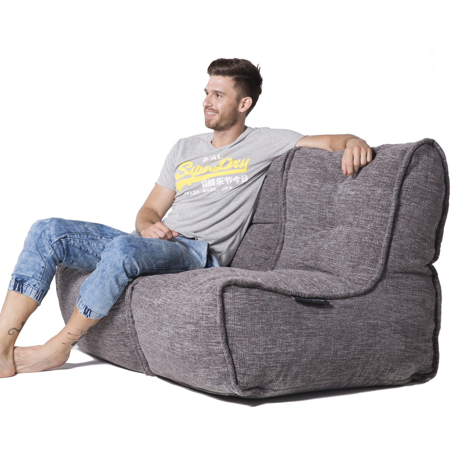 Диван Twin Couch - Luscious Grey - 120 см - для салона красоты, балкона, кухни, офиса