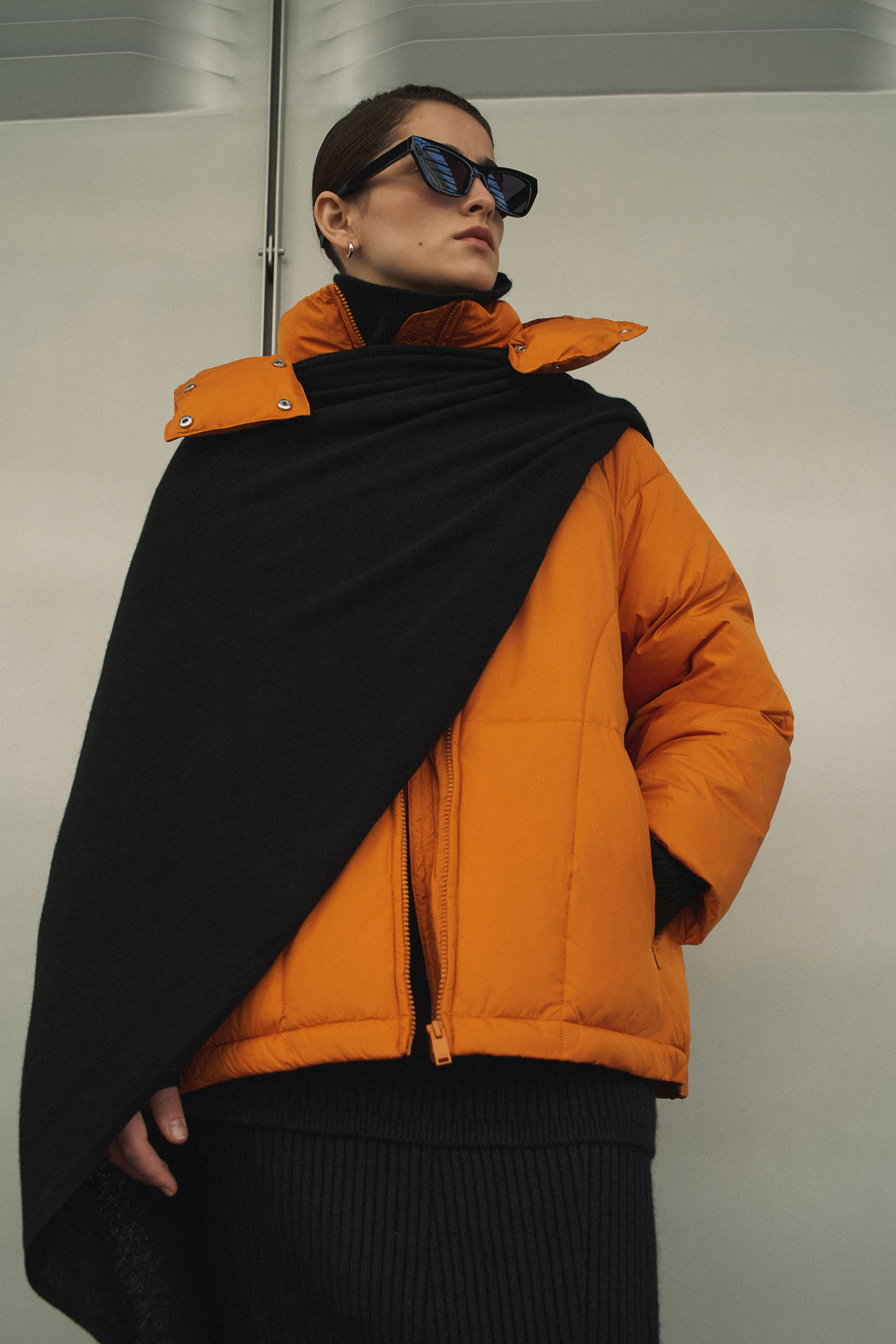 Куртка женская Finn Flare FAD110199 оранжевая S