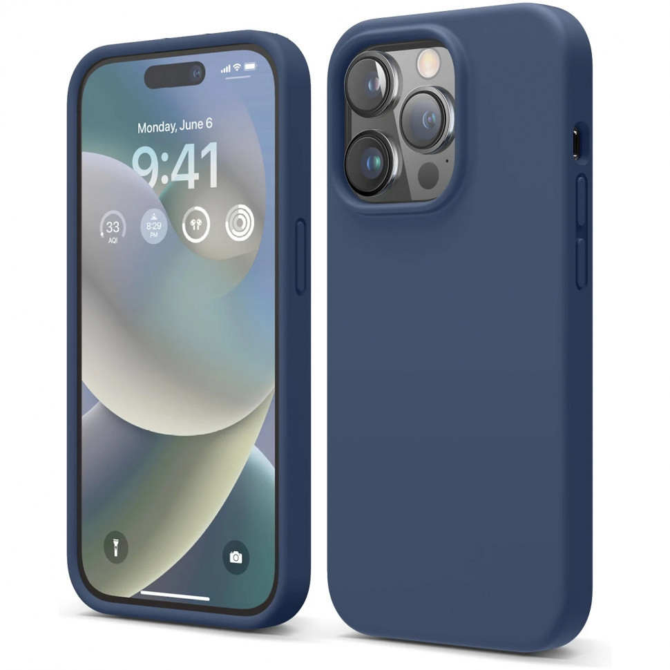 Чехол Elago Soft silicone для iPhone 14 Pro, Синий
